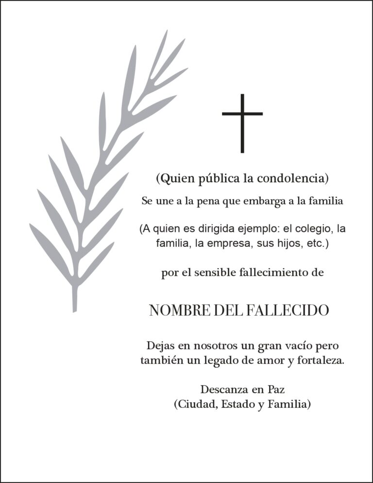 ¿Qué es una Esquela? Tipos y Origen de esta Tradición Funeraria - Blog ...